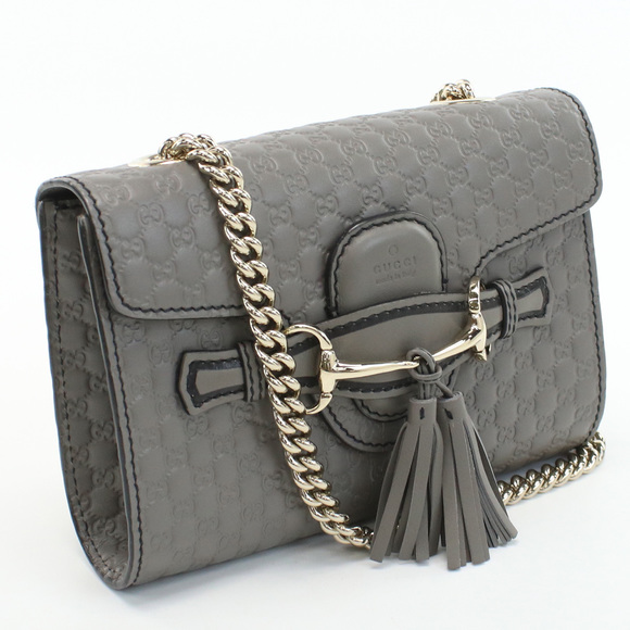 Gucci | Bags | Gucci Emily Micro Shoulder Bag Leather | Poshmark